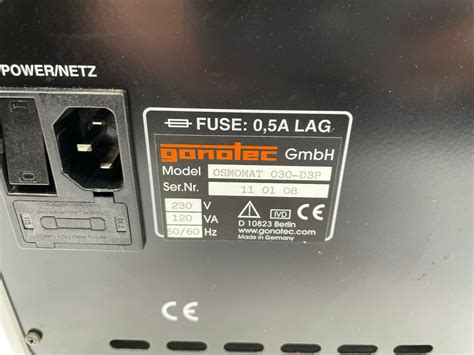Gonotec Osmomat 030 D Cryoscopic Osmometer Printer For Partsnot