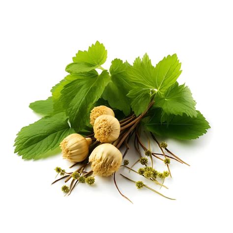 Premium Ai Image Isolated Of Goldenseal Root Type Of Herb Hydrastis