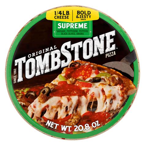 Tombstone Frozen Pizza Supreme Original Thin Crust Pizza With Tomato