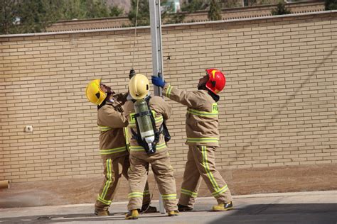 برگزاری مسابقات عملیات ورزشی آمادگی جسمانی آتش نشانان ایستگاه شماره ۵ امیر آباد آتش نشانی