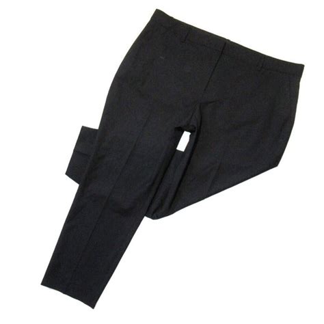 Theory Pants And Jumpsuits Nwt Theory Treeca In Black Traceable Wool