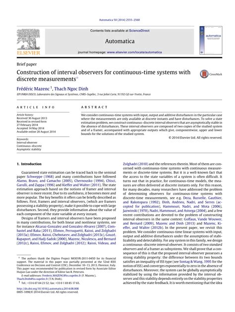 pdf construction interval observers for continuous time systems with