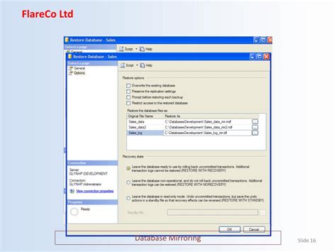 Ppt Database Mirroring Powerpoint Presentation Free Download Id