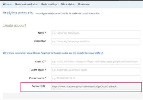 Analytics Terminalfour Knowledge Base