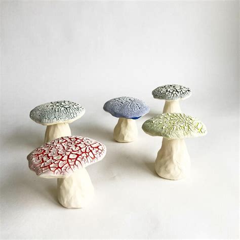 Ceramic Mushroom Sculpture Etsy