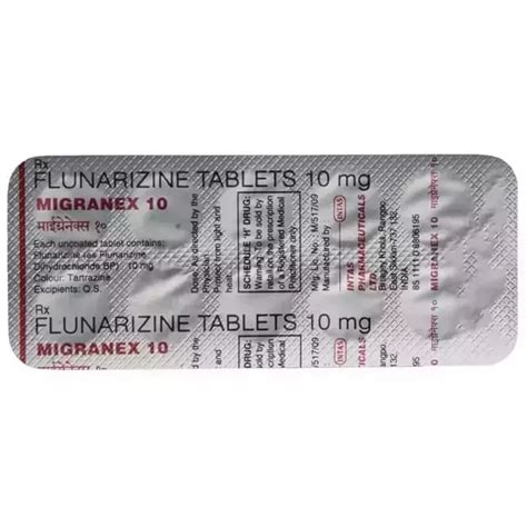 Migranex 10 Tablet Uses Price Dosage Side Effects Substitute Buy