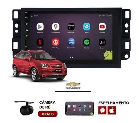 Central Multimídia Android Chevrolet Captiva 2008 2009 2010 Parcelamento Sem Juros