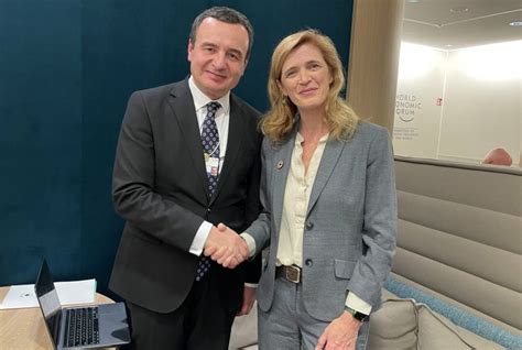Kurti Në Davos U Takua Me Shefen E Usaid It Forcimi I Stabilitetit