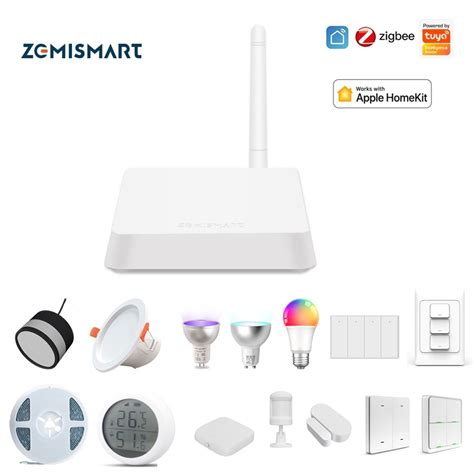 ZemiSmart HomeKit Zigbee Devices Antena Homekit Hub Bridge Switch Door Sensor Motion Sensor