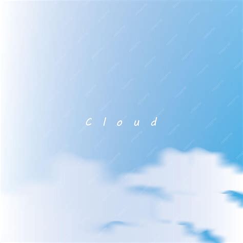 Premium Vector Cloud Background Vector Icon Illustration Design Template