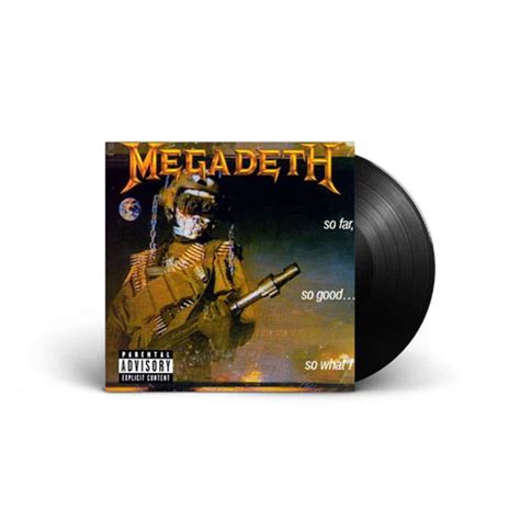 Megadeth So Far So Good So What Vinyl Lp Album Midland Records