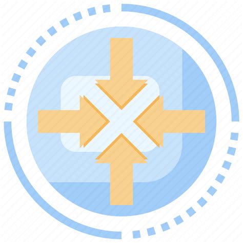 Shrink Minimize Reduce Center Resize Icon Download On Iconfinder