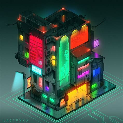 Artstation Cyberpunk Apartments Cyberpunk House Cyberpunk