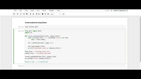 Day 62 Create Audiobook Using Python Youtube