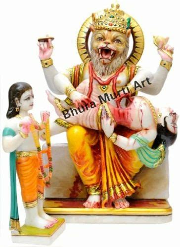 Marble Narsingh Ji Statue Marble Narasimha Statue Manufacturer From