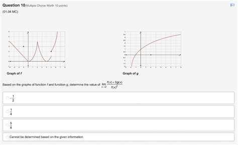 Solved Question 10 Multiple Choice Worth 10 Points 0104