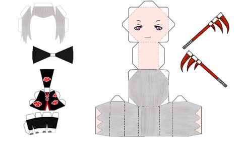 Hidan Chibi Doll Free Printable Papercraft Templates