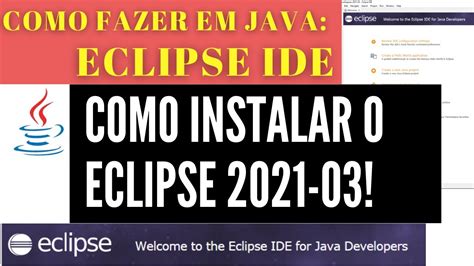 Como Instalar O Eclipse Para Java Fácil Youtube