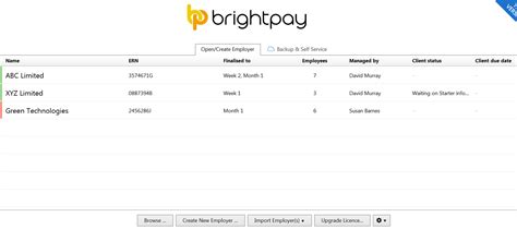 Client Details Brightpay Documentation