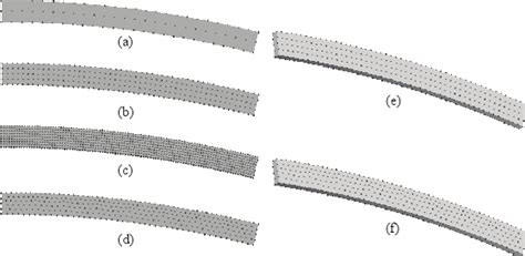 Meshes Used In The Analysis A D Regular Nodal Mesh B D Download Scientific Diagram
