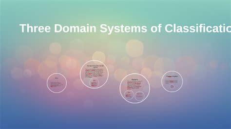 Three Domain Classification