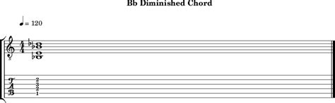Bbdim Guitar