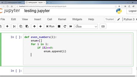 Python Program To Find Even Numbers From List Youtube