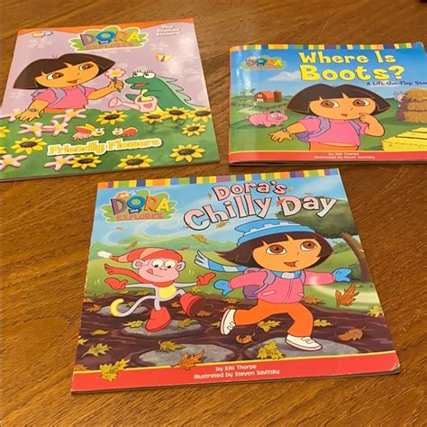 Nick Jr Dora The Explorer Book Lot Dora The Explorer Coloring