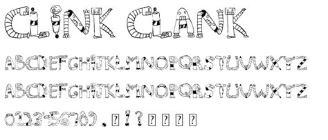 Clink Clank Font Fancy Cartoon