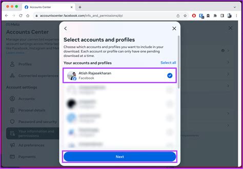 What Happens If I Delete An Account From The Meta Account Center