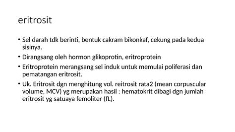 Hematologipptx Hematologi Hematologi Hematologi Ppt