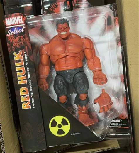 Figura De Acción Móvil De 9 Pulgadas De Hulk Rojo Gigante Rojo De