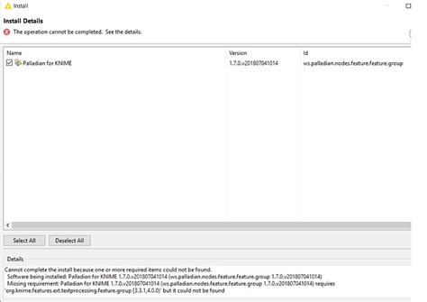 palladian extension in knime nightly knime analytics platform