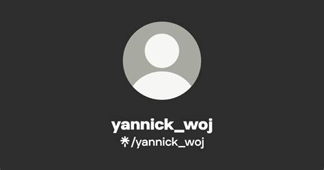 Yannick Woj Instagram Tiktok Linktree