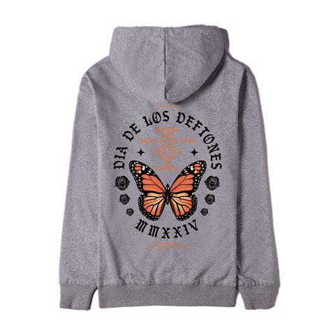Dia De Los Deftones Forever 2024 Butterfly Zip Hoodie Deftones Merch