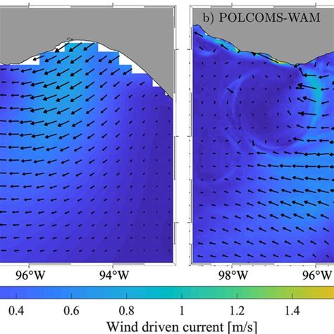 Mean Wind Driven Currents Averaged Over The Analyzed Tehuano Event Download Scientific Diagram