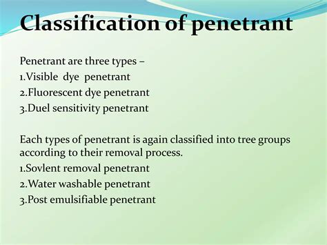Presentation On Dye Penetrant Testing Pptx