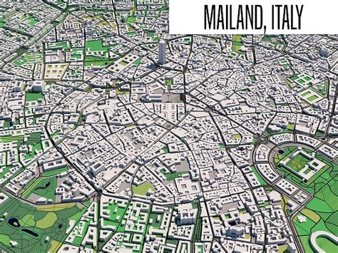 Mailand 3d Model