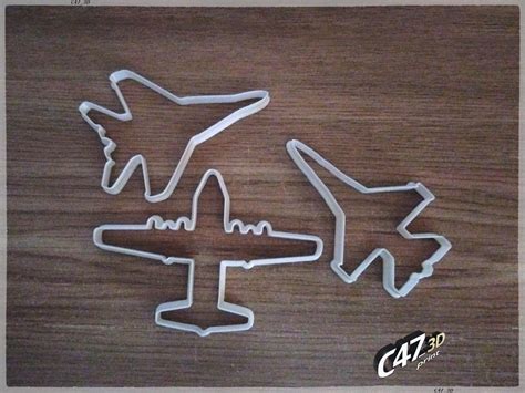 Planes Cookie Cutters By C473d Download Free Stl Model