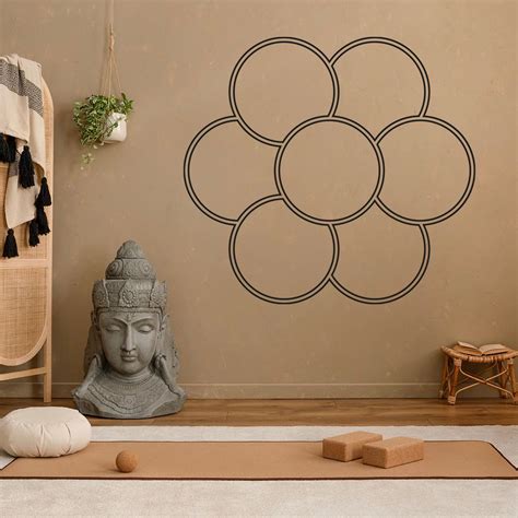 Egg Of Life Sacred Geometry Vector Symbol Set Minimal Spiritual