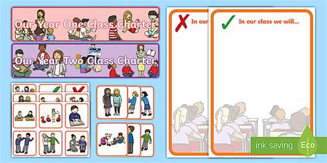 Our Class Charter Display Pack Primary Resources Twinkl