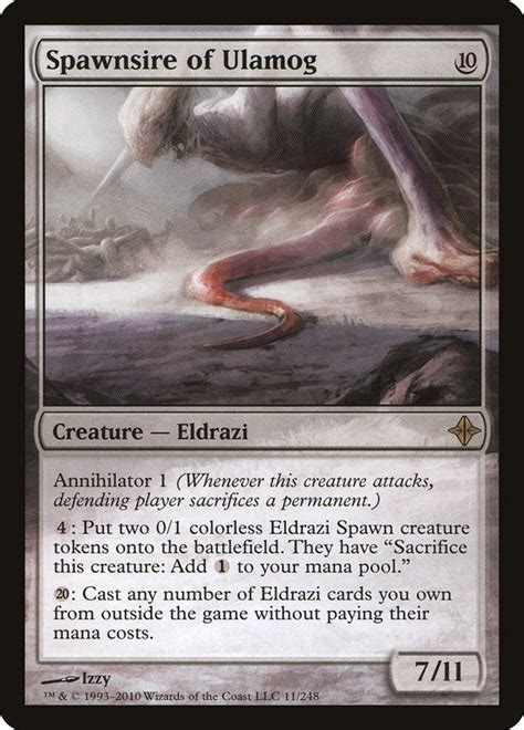 Eldrazi Spawn · Rise Of The Eldrazi Tokens Troe 1a · Scryfall Magic The Gathering Search