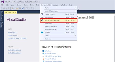 How To Synchronize Database In Dynamics 365