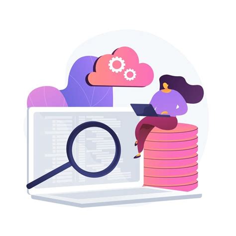 Free Vector Qa Tester Developmental Kit Analyzing Binary Code