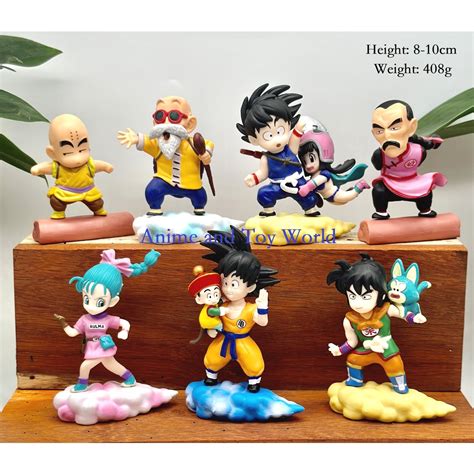Dragon Ball Z Dbz Goku Gohan Chibi Krillin Master Roshi With Flying