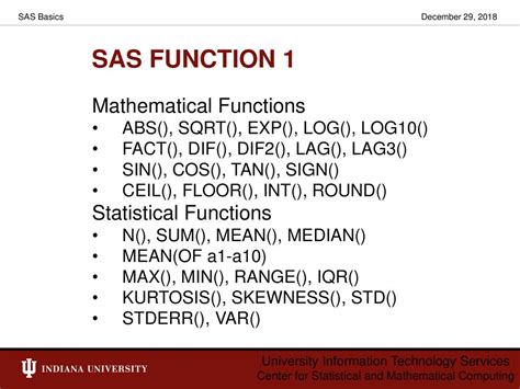 Data Function Sas At Amanda Barbour Blog