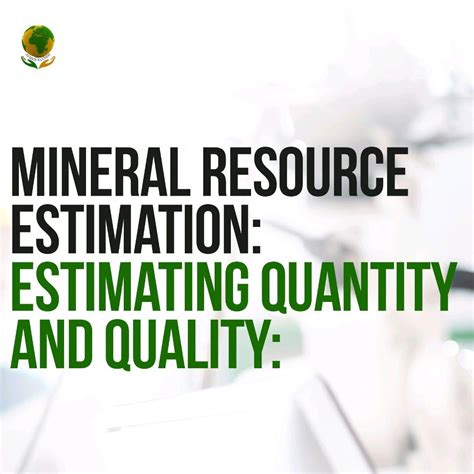 Mineral Resource Estimation Sampling And Data Collection Afriquecomm Posted On The Topic