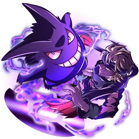 《宝可梦》胖嘟嘟的耿鬼头像图片插画 Bobopic