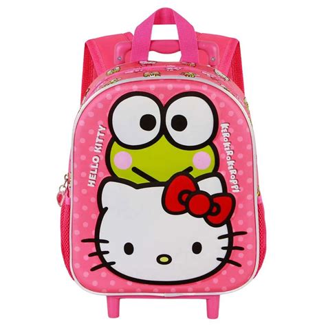 Sanrio 3d Backpack With Wheels Hello Kitty Funny Pink Small Karactermania