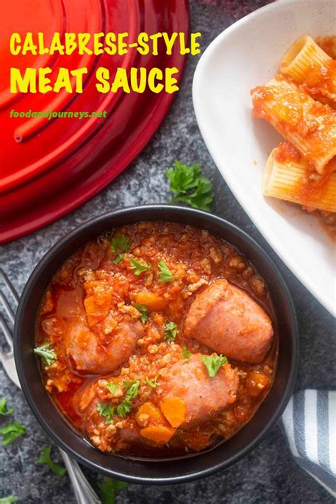 Also Known As Ragù Alla Calabrese This Authentic Recipe From South